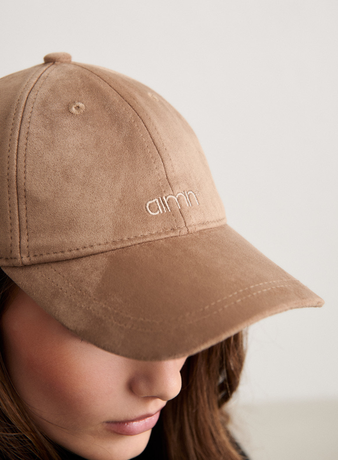 Small Logo Suede Cap – AIM'N DE